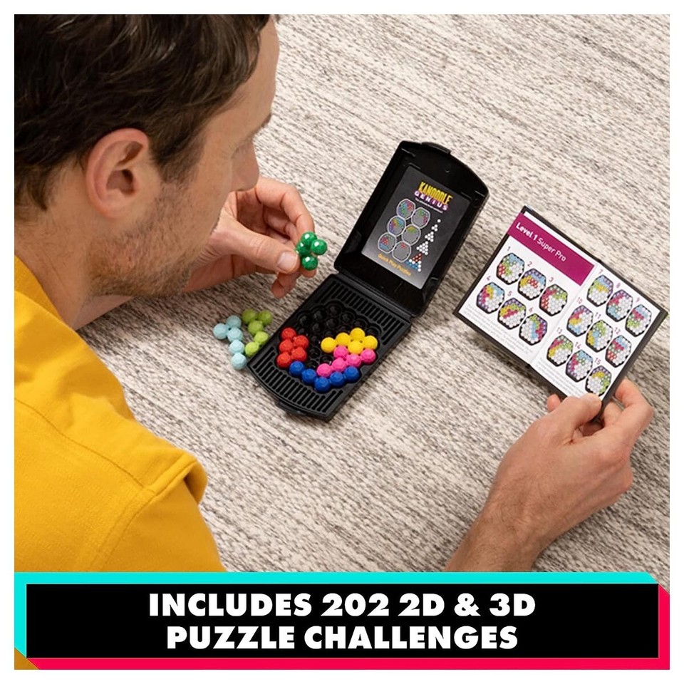 LEARNING RESOURCES KANOODLE GENIUS 202 KIDS ADULT 2D AND 3D BRAIN ...