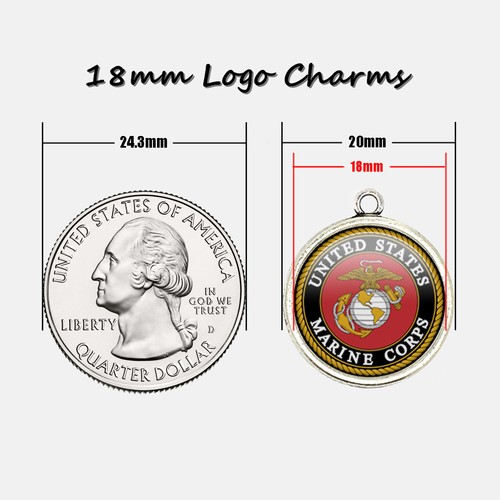 United States Marine Corps Charms for Bracelet Jewelry Pendants for ...