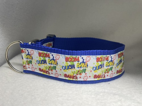 Martingale Limited Slip Collar Greyhound Collar - Comic Strip | eBay
