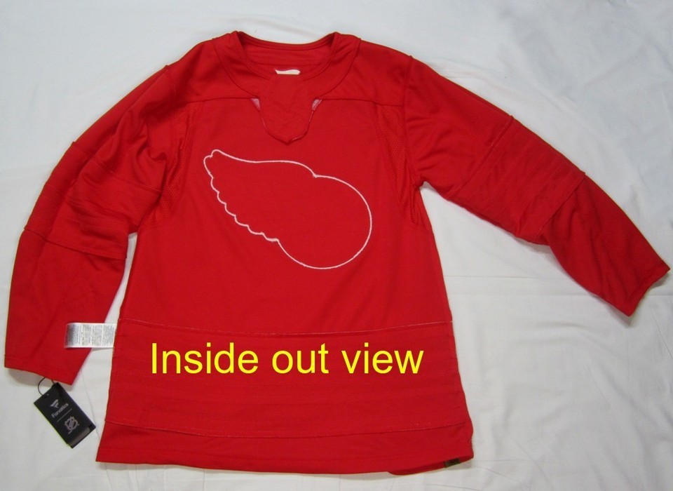 size 52 Detroit Red Wings Centennial Fanatics Premium NHL Hockey Jersey ...