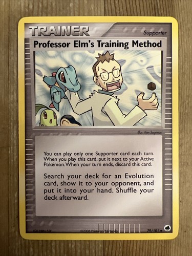 Professor Elm’s Training Method Pokémon Dragon Frontiers 79/101 NM | eBay
