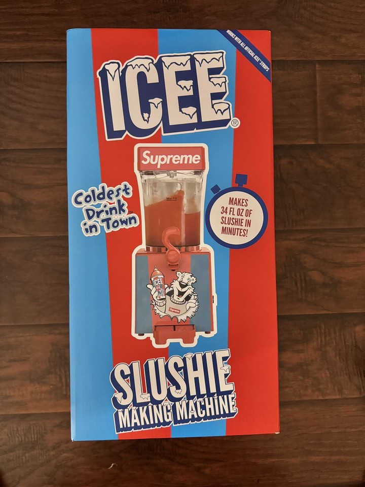 SUPREME/ICEE SLUSHIE MACHINE PRESEEL - IN HAND | eBay