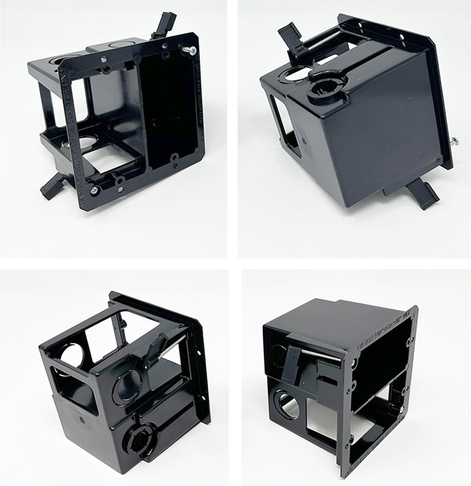 IMBA-LVDR2-2 2-Gang Combo Electrical Power & Low-Voltage Old Work Box ...