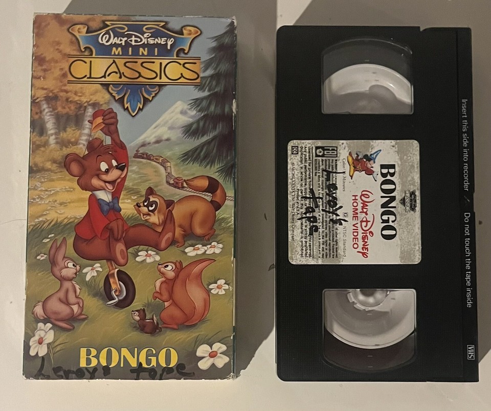 Walt Disney Mini Classics - Bongo (VHS, 1991) 12257749038 | eBay