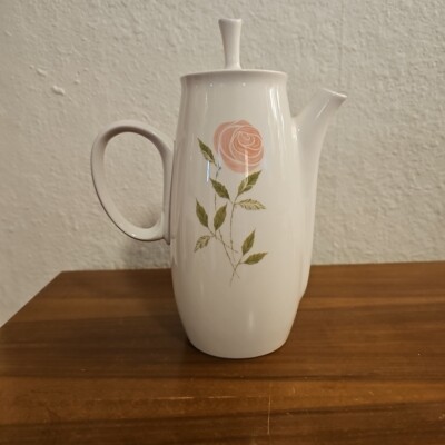 Franciscan Pink A Dilly Whitestone Ware Coffee Pot Vintage | eBay