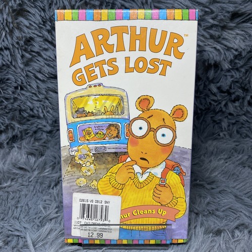 Arthur - Arthur Gets Lost VHS Tape 1999 Animated Plus Arthur Cleans Up ...