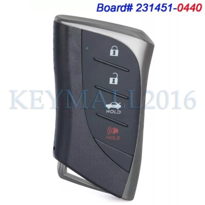 231451-0440 Smart Remote Key Fob for Lexus LS500 LS500h LC500 LC500h ...