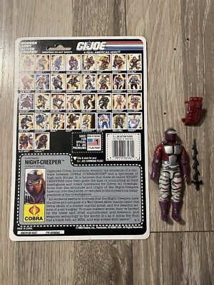 1990 Hasbro GI JOE - NIGHT CREEPER Action Figure & Accessories - ARAH ...