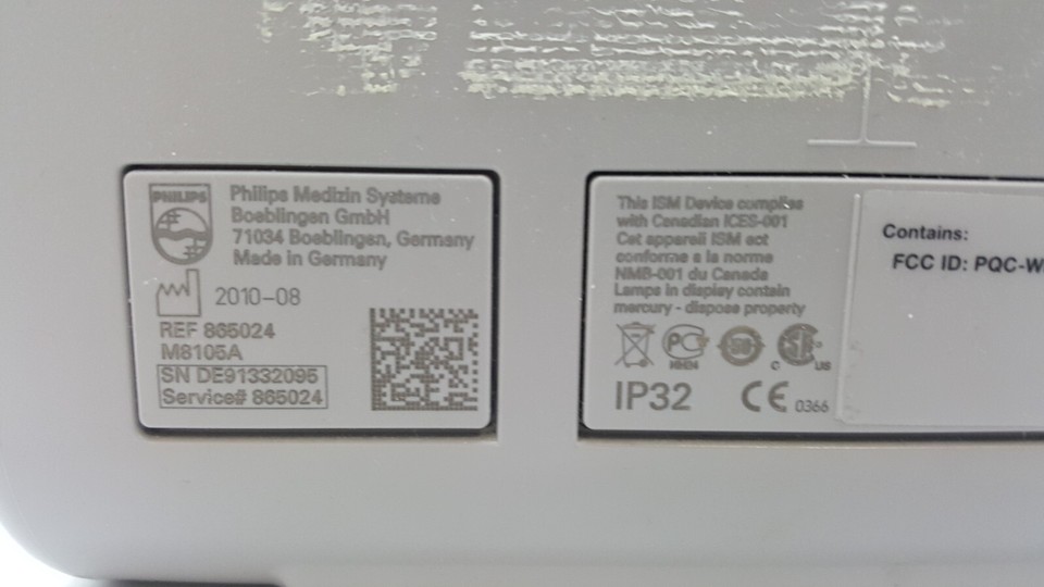 Philips IntelliVue MP5 Patient Monitor M8105A/ 865024 | eBay