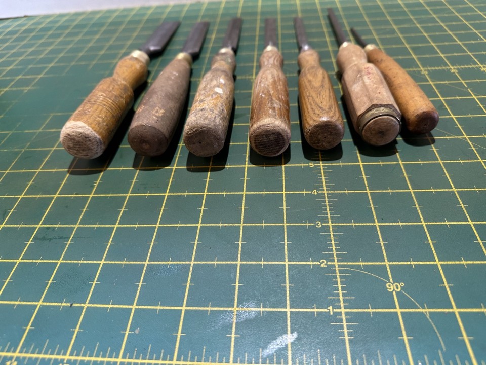 7 no. Sorby Bevel Edge Chisels Nice Graduated Set | eBay UK