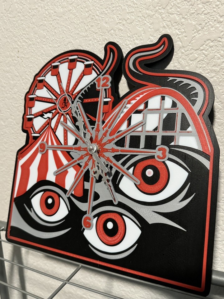 Insane Clown Posse ICP Custom Wall Clock dark Carnival Games Juggalo ...