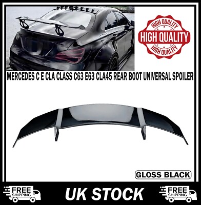 FOR MERCEDES C E CLA CLASS C63 E63 CLA45 REAR BOOT TRUNK WING UNIVERSAL ...