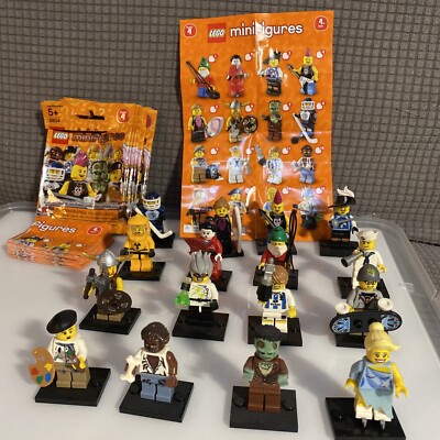 Lego 8804 Series 4 Minifigures Complete Of 16 Year 2011 | eBay