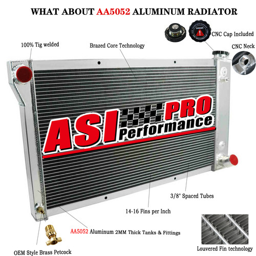 3 Row Aluminum Radiator fit 1967~1972 1968 71 Chevy C/K C10 C20 C30 ...