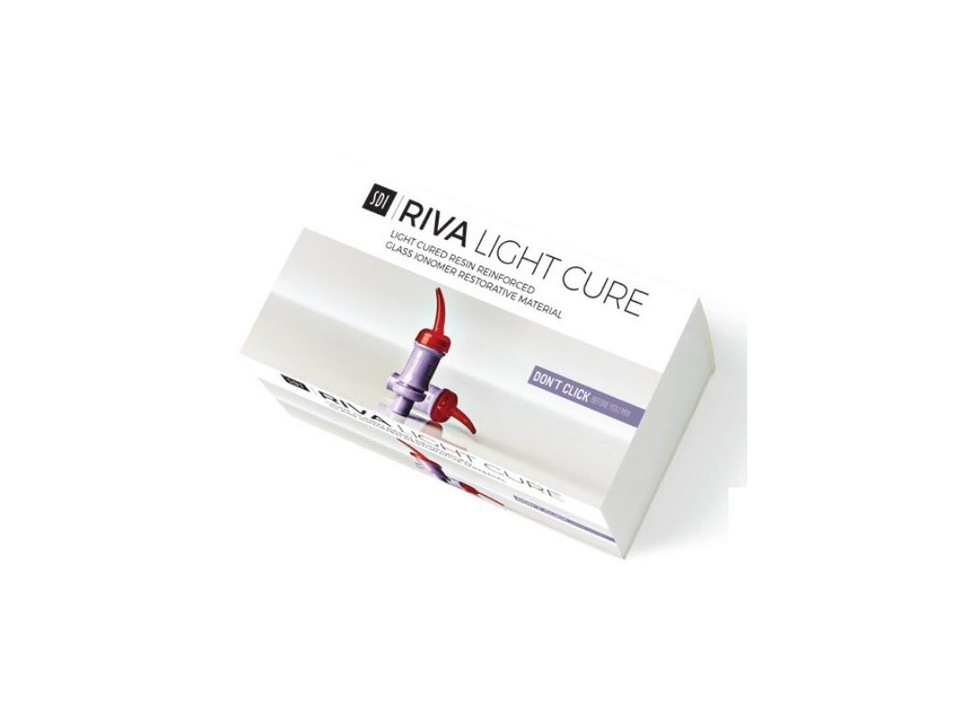SDI Riva LC Light Cure Resin Reinforced Glass Ionomer Restorative 50 ...