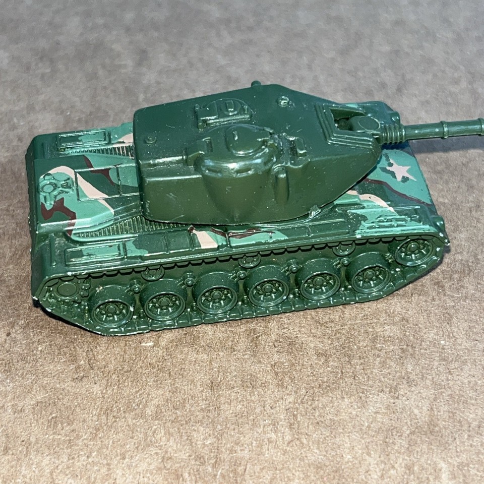 Vintage 1974 Hot Wheels Mattel Malaysia Green Military Artillery Tank ...