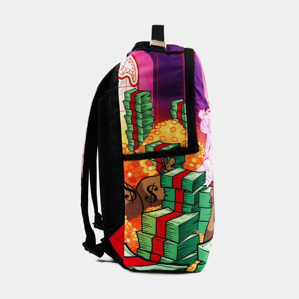 Sprayground Pink Panther Money Stash Backpack Bookbag Large School Bag ...