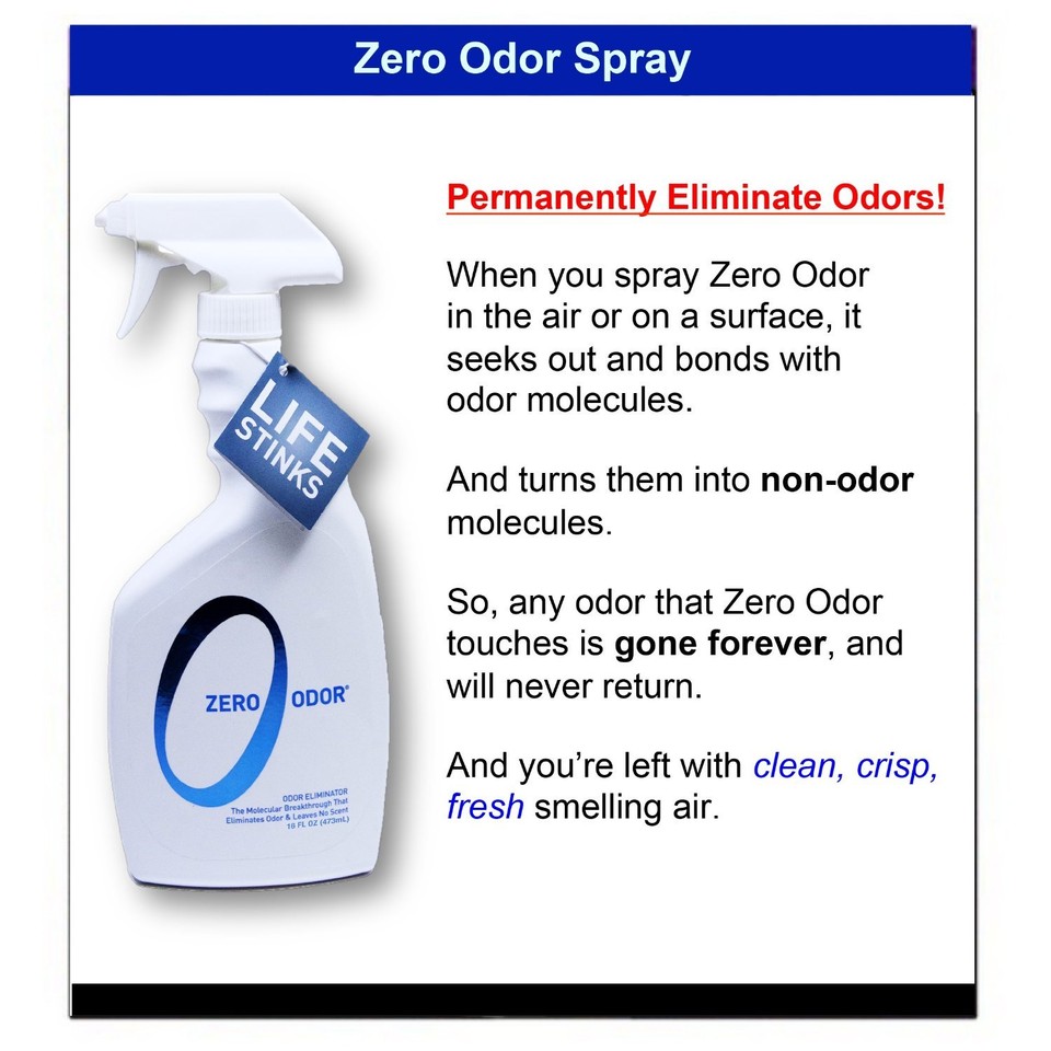 Basic Deodorizer Zero Odor General Household Eliminates Smells Fast Non ...