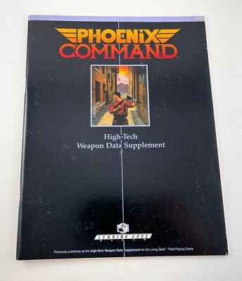 Leading Edge Games - Phoenix Command - High Tech Weapon Data Supplement ...