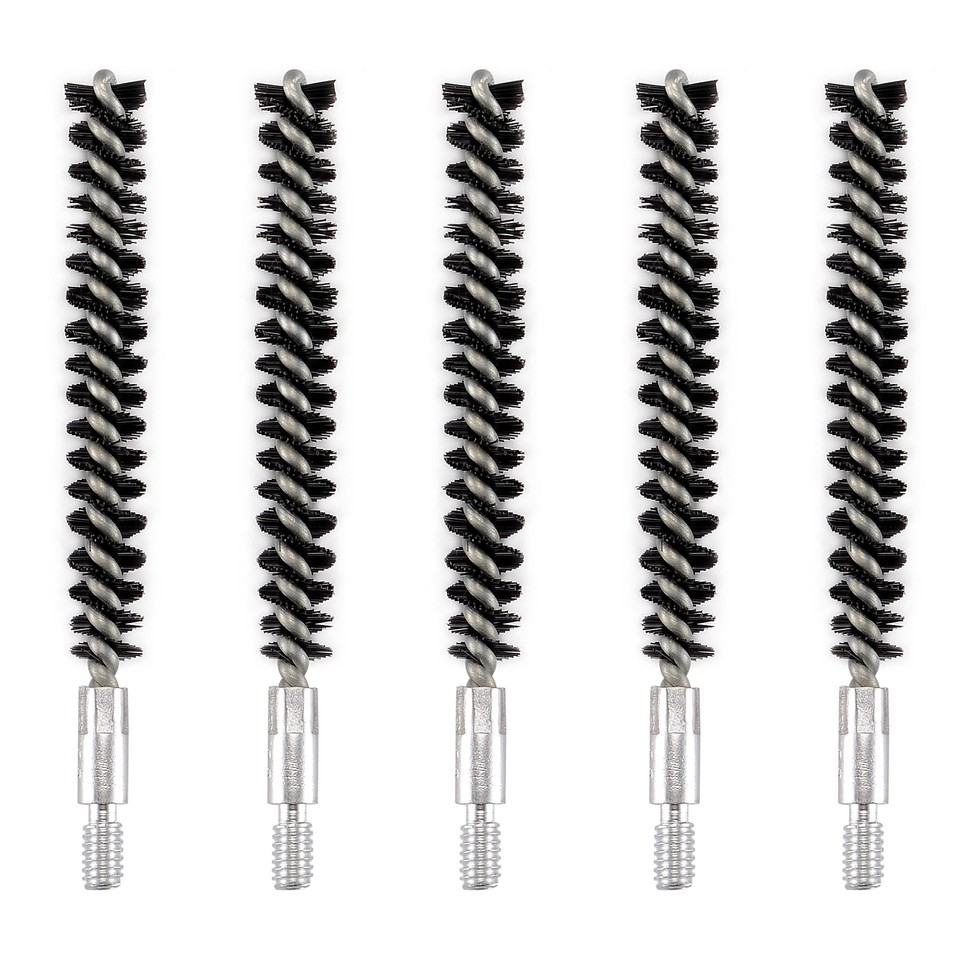 5Pcs Caliber Nylon Bristle Bore Cleaning Brush Thread with 50 Patches ...
