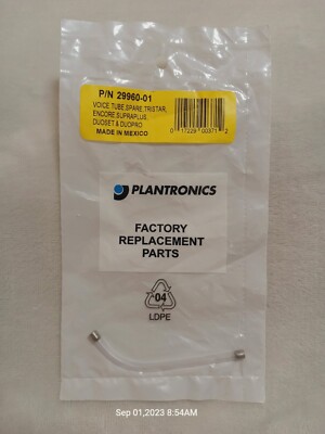 Plantronics VOICE TUBE 29960-01 Encore Supraplus Duopro Duoset Tristar ...