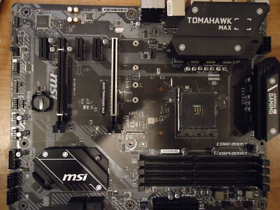 MSI B450 TOMAHAWK MAX AMD AM4 Motherboard MS-7C02 Ver. 1.0 ...