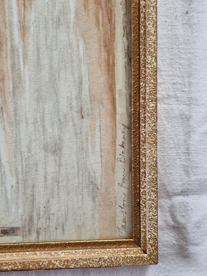 Vintage original water colour painting Morston from Blakeney Norfolk ...