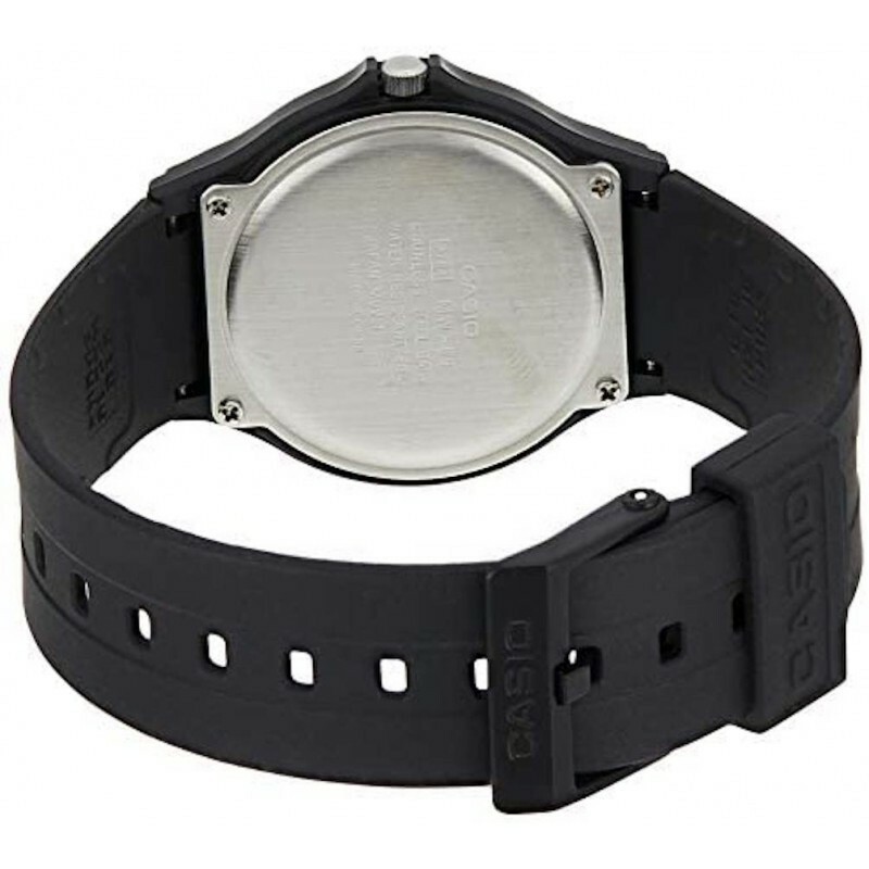 Casio Classic Analog Black Resin Water Resistant Men's Watch MW-59-1E ...