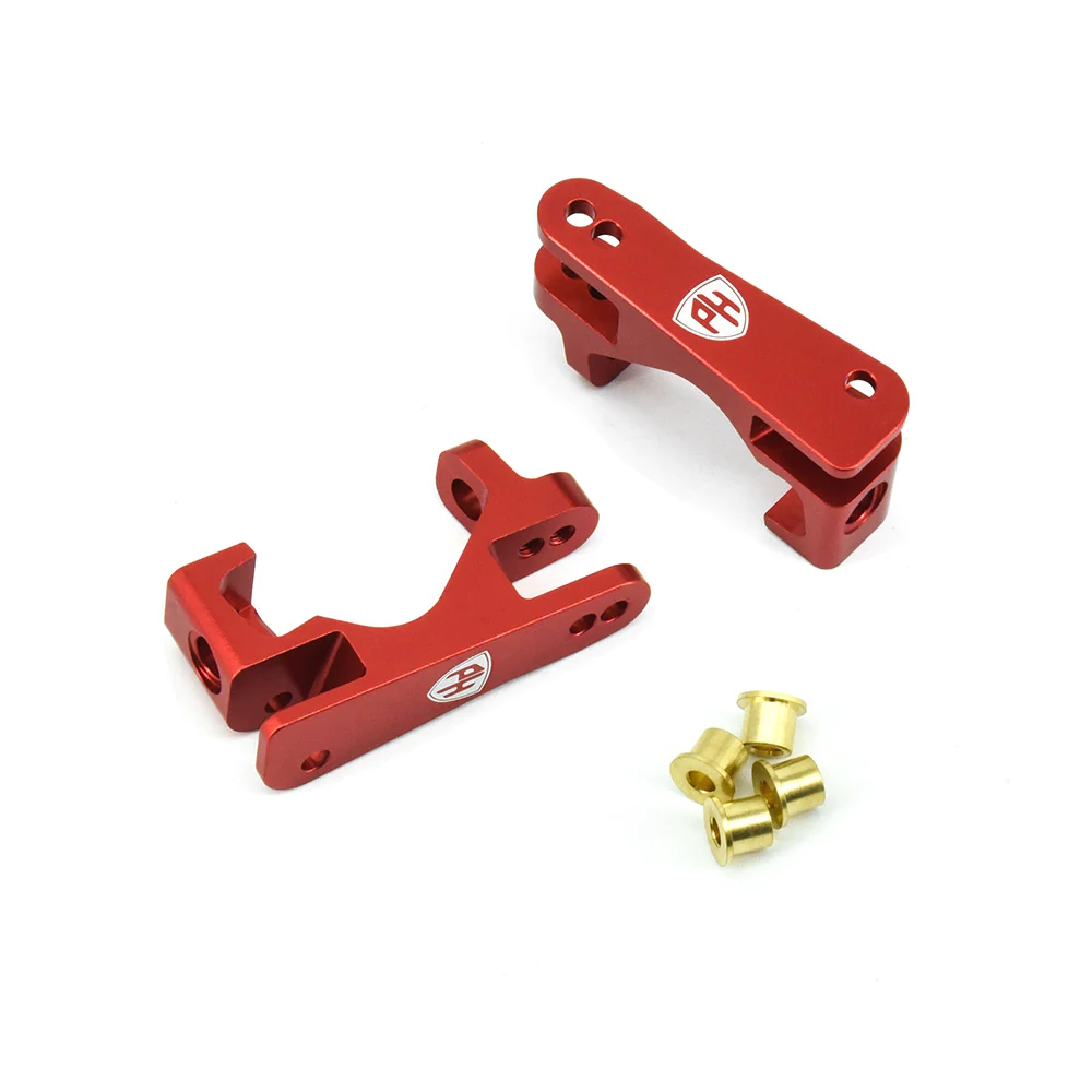 Powerhobby Aluminum Front Castor Blocks Red FOR Traxxas Slash 4WD / 4X4 ...