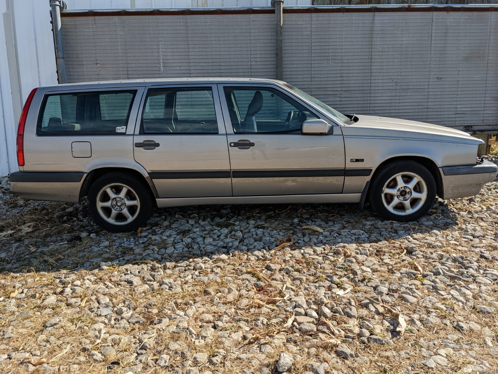 1993 - 1997 Volvo 850 Rear Drivers Side Door Silver Sand Metallic PC ...