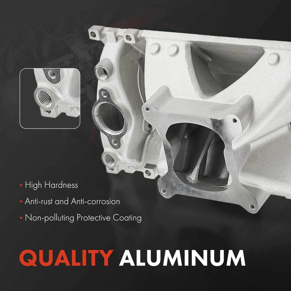 Vortec Single Plane Small Block High Rise Intake Manifold for Chevy 350 ...