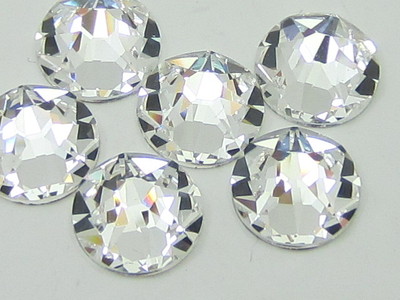 30ss CRYSTAL UNFOILED FLATBACK European Rhinestones 18pcs. | eBay