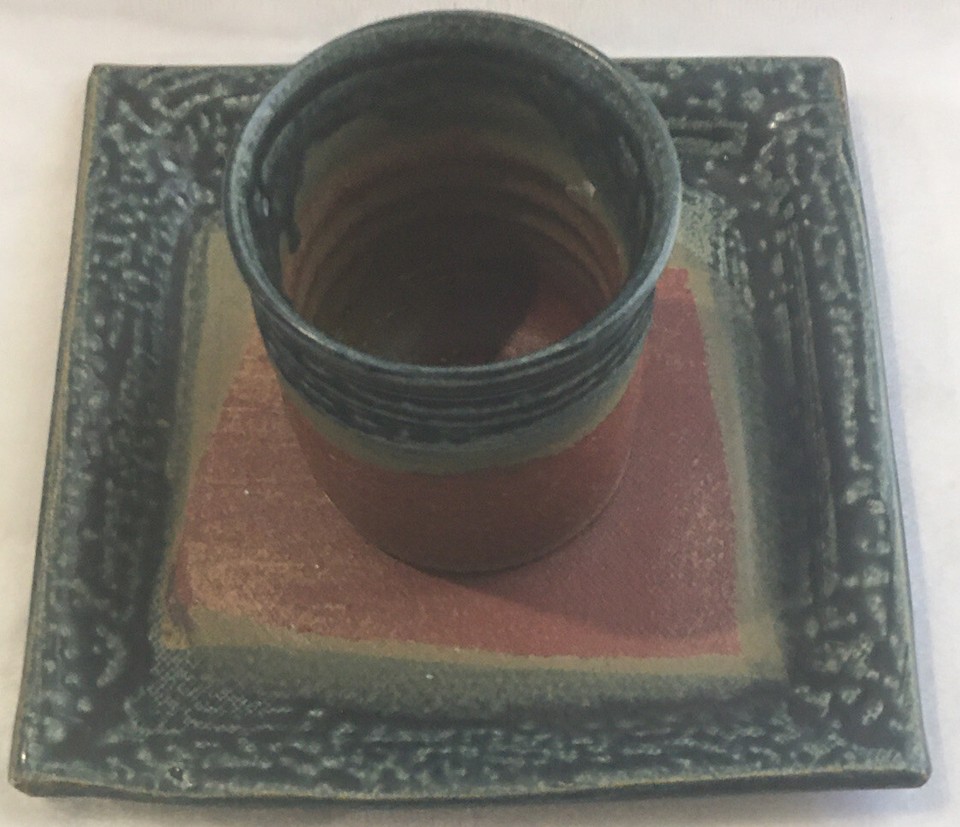Holman Pottery Studio Unique Candle Holder TX. Artist Tony Holman “See ...