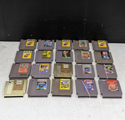 Lot of Nintendo NES Video Game Cartridges (Parts Wholesale) See ...