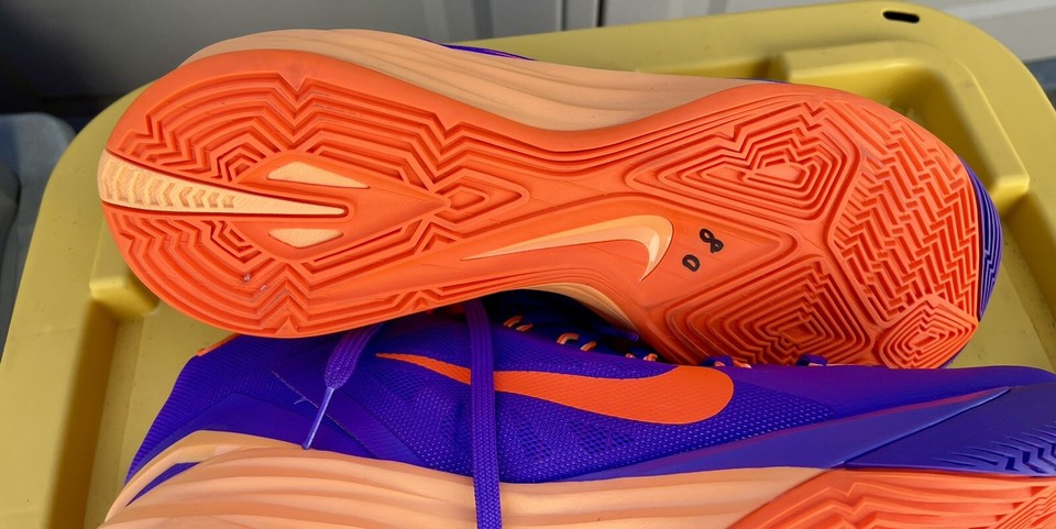 Nike Hyperdunk Purple Orange 653640-588 2014 Devin Booker KD Men’s Size ...