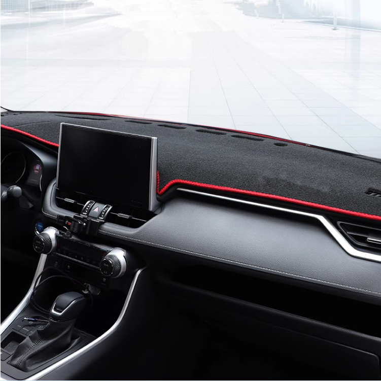 Red Dashboard Dash Mat Car DashMat Sun Cover Pad for Toyota RAV4 2019 ...