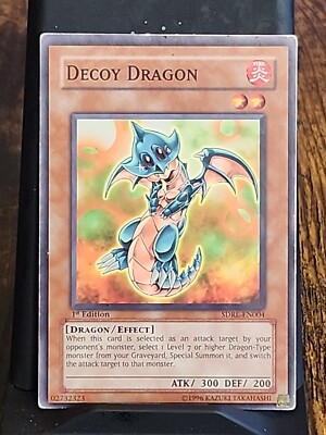 Decoy Dragon - 1st Edition - Yugioh Fire Monster - Vintage | eBay