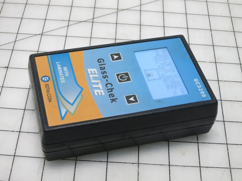 EDTM Glass-Chek Elite GC3200 Glass Thickness Gauge Meter | eBay