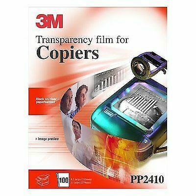 3M Transparency Film for Copiers PP2410 Factory 100 Sheets for sale ...