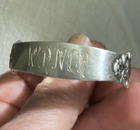 VTG Sterling Silver REED & BARTON Engraved "WANDA" Spoon BABY Cuff ...