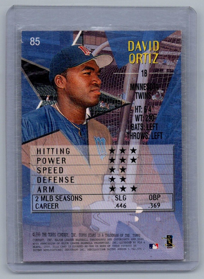 1999 Topps Stars #85 David Ortiz One Star | eBay