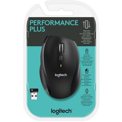 Logitech M705 Performance Plus Wireless Optical Mouse + Unify USB ...