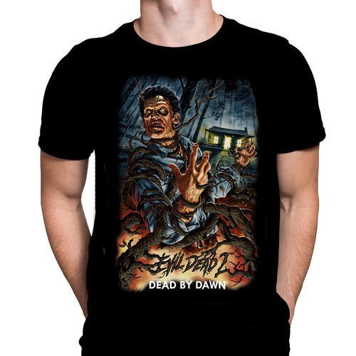 EVIL DEAD BY DAWN - Black T-Shirt - Sizes S -5XL - Art / Horror ...