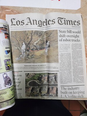 LOS ANGELES TIMES NEWSPAPER JUNE 2 2023 UNREAD | eBay