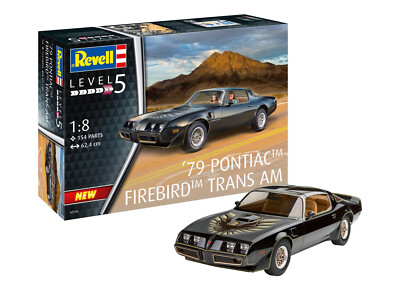 Revell 1979 Pontiac Firebird Trans Am 1/8 Scale Plastic Model Car Kit ...