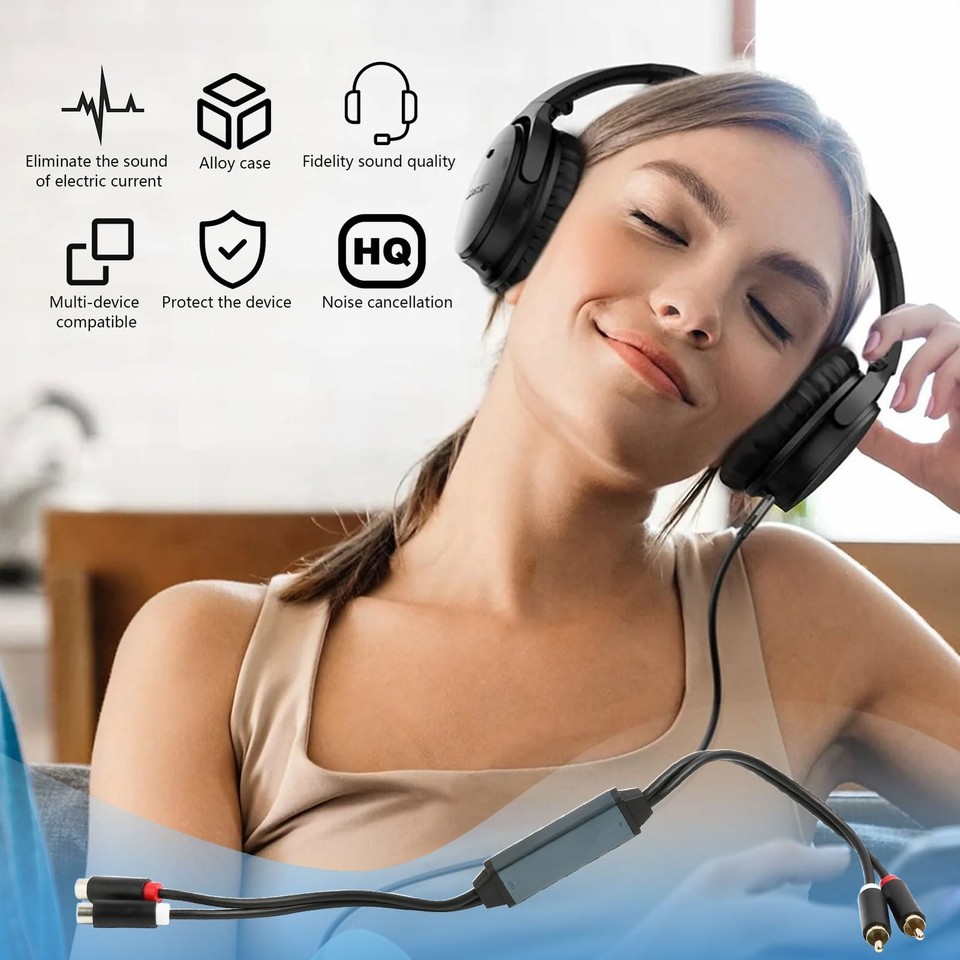 Ground Loop Isolator RCA Noise Filter for Car Audio Hum Eliminator from ...