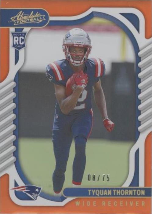 2022 Panini Absolute - Rookies Tyquan Thornton #122 Spectrum Orange /75 ...