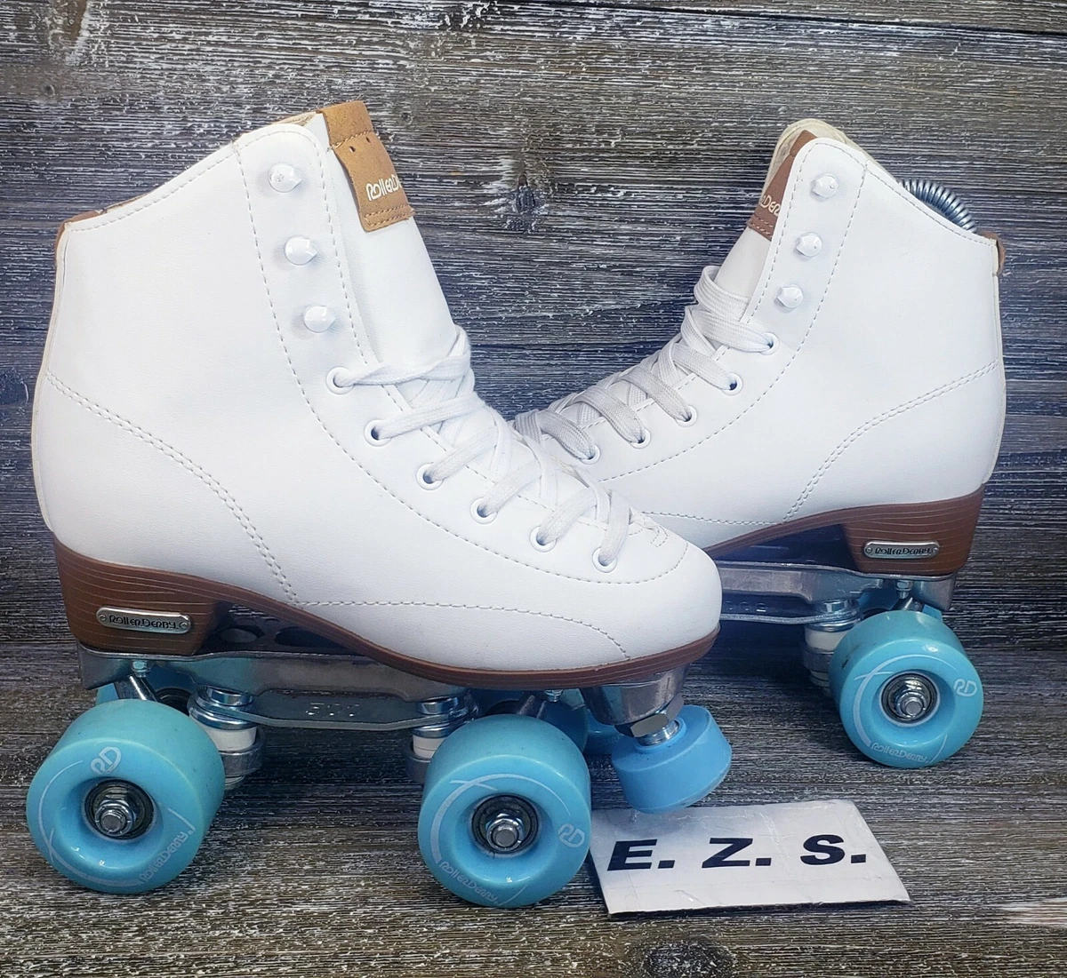 Baby Blue Roller Skates