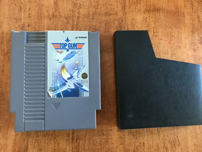 TOP GUN - NINTENDO NES AUTHENTIC VIDEO GAME W/SLIPCASE 1987 KONAMI | eBay