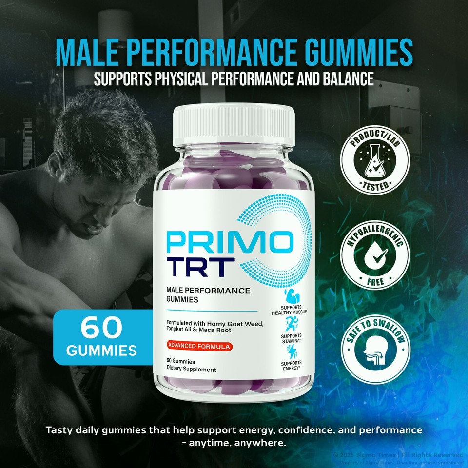 Primo TRT Gummies, PrimoTRT Performance Gummy for Men - 2 Pack | eBay